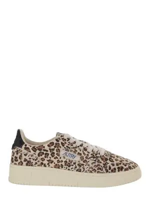 AUTRY Medalist Low Sneakers In Pony Skin Multi