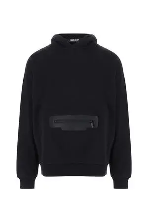 Just Cavalli Cotton Sweatshirt - Black