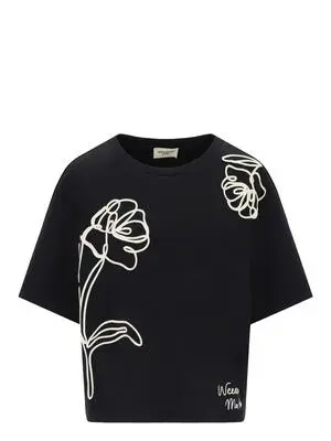 Max Mara Sala Black T Shirt Black