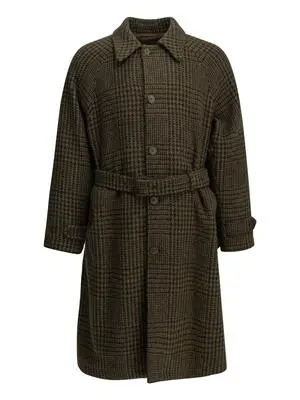 Polo Ralph Lauren Balmacaan' Long Coat - Brown