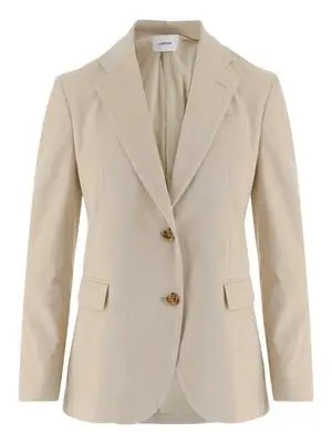LARDINI Stretch Cotton Jacket - Ivory