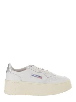 AUTRY Medalist Platform Low Leather Sneakers