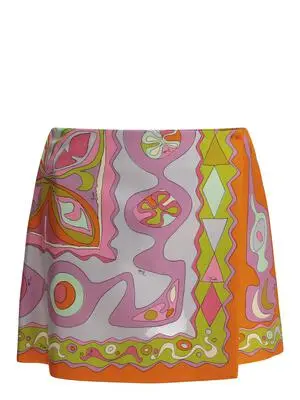 EMILIO PUCCI 'angoli' Wrap Skirt
