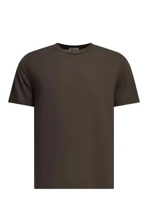 Herno Resort Lana' Crew Neck T Shirt - Brown