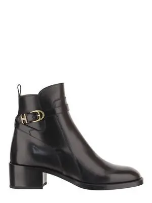 Sartore Parma Leather Ankle Boots - Black