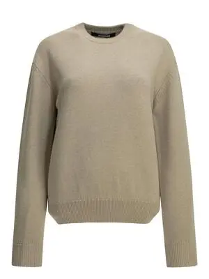 Jacquemus La Maille Moulin' Crew Neck Sweater - Beige