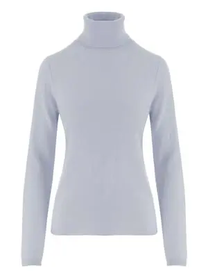 ALLUDE Cashmere Sweater - Light Blue
