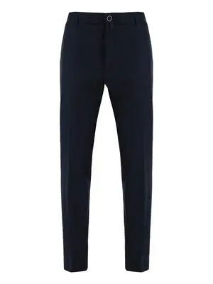 JACOB COHЁN Stretch Wool Pants - Navy