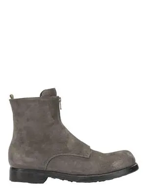 Officine Creative Bulla Dd Lug 114' Ankle Boots With Zipper - Grey