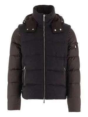MOORER Wool And Cashmere Jacket - Brown