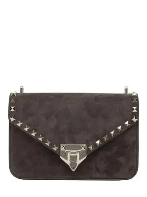 Valentino Garavani Rockstud' Small Crossbody Bag - Brown