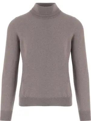 Tagliatore Wool Turtle Neck Sweater - Beige