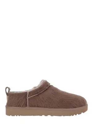 UGG Classic Micro Ankle Boots In Cowhide - Brown