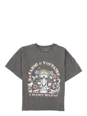 Zadig&Voltaire T Shirt Con Stampa - Black