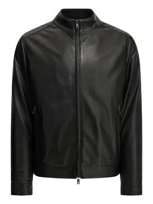 ALTUM Padded Leather Jacket - Black