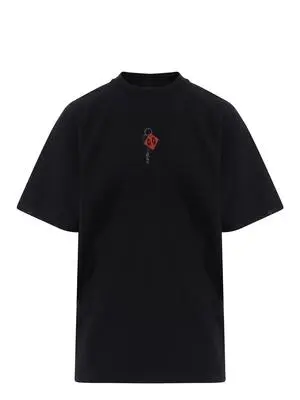 44 LABEL GROUP Cotton T Shirt With Logo Print - Black