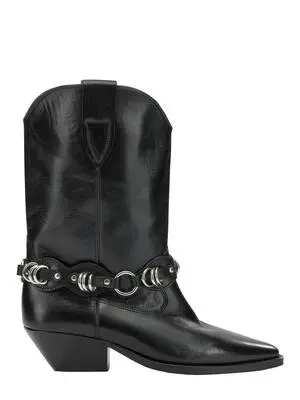 Isabel Marant Étoile Duerto' Cowboy Ankle Boots - Black