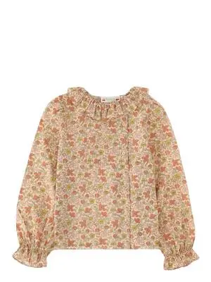 Bonpoint Camicetta 'melusina' In Tessuto Liberty - Multicolour