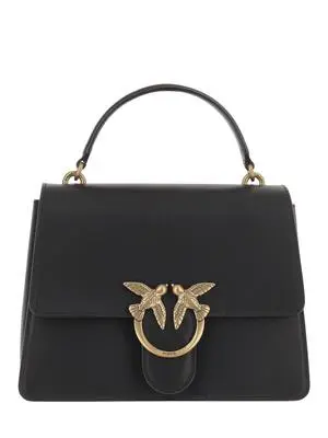 PINKO Leather Handbag With Logo