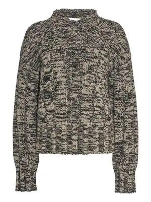 Malo Wool And Cashmere Sweater With A High Neck - Multi