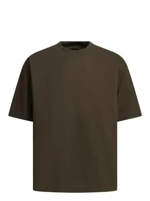 DAIWA PIER39 Tech Side Pocket' Crew Neck T Shirt - Brown