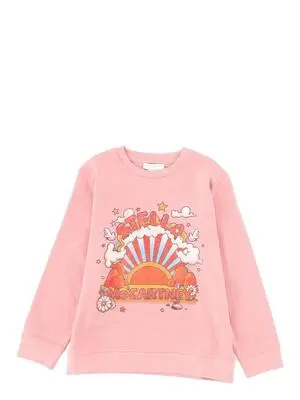 Stella McCartney Felpa Girocollo Con Stampa Grafica - Pink