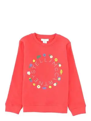Stella McCartney Felpa Girocollo Con Stampa Motivo Floreale - Multicolour