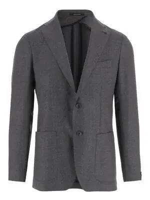 Tagliatore Wool Jacket - Grey