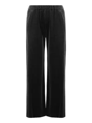 F.IT Stretch Velvet Pants - Black