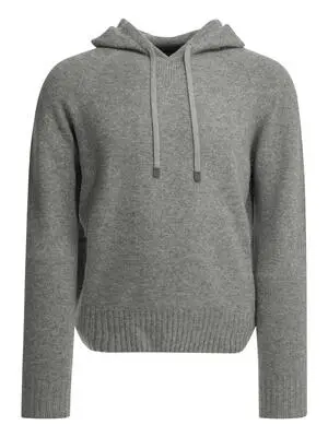 TOM FORD Cashmere Hooded Sweater - Grey
