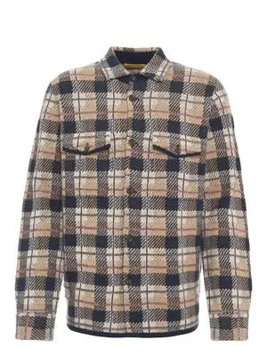 Guest In Residence Cashmere Shirt With Check Pattern Multi