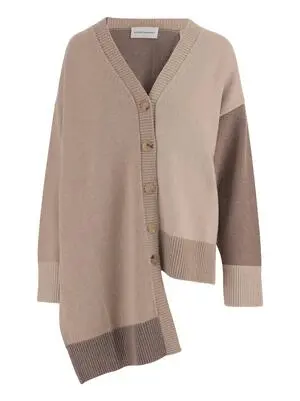 NICCOLO PASQUALETTI Color Block Wool And Cashmere Cardigan - Multi