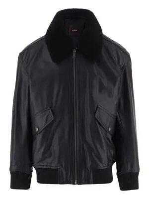 HUGO BOSS Jopeak Leather Jacket