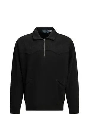 Polo Ralph Lauren Mlb' Polo Collar Sweatshirt - Black