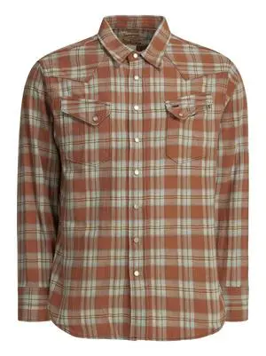 SUGAR CANE Casual Plaid Shirt