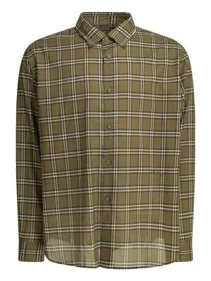 Burberry Radmar Check' Casual Shirt - Green
