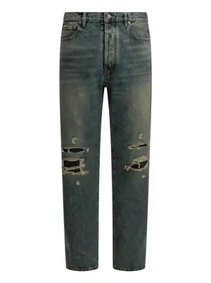 MAISON MARGIELA Distressed' Straight Leg Jeans - Blue