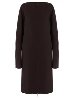 Carven Wool Dress - Brown