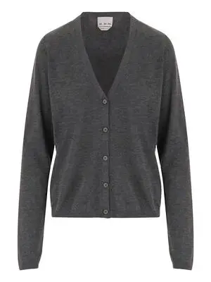 SA SU PHI Cashmere And Silk Cardigan - Grey