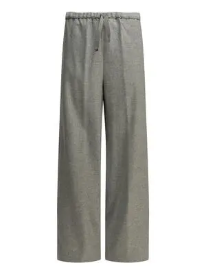 HERNO Casual Silk And Cashmere Pants