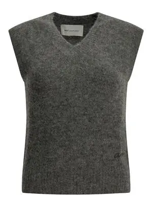 AMI Paris Logo Vest - Grey