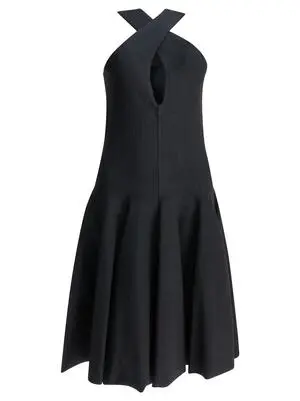 Alaïa Short Flared Dress - Blue