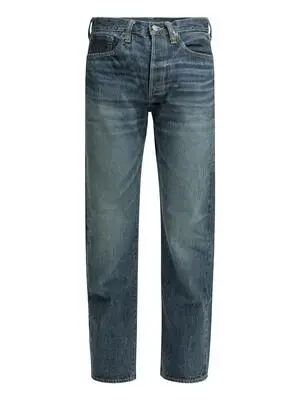 SUGAR CANE 1947 Five Pocket' Straight Leg Jeans - Blue