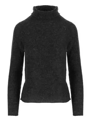 Bruno Manetti Alpaca And Wool Blend Sweater - Black
