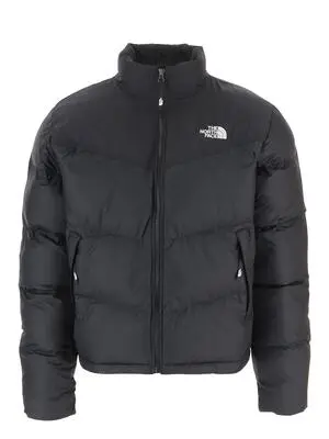 The North Face Padded Down Jacket With Logo - Black