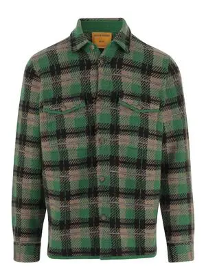 Guest In Residence Cashmere Shirt With Check Pattern - Multi