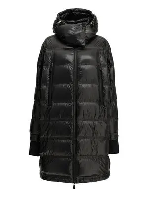 Moncler Rochelairs' Long Down Jacket - Black