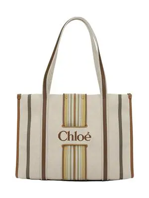 Chloé 'woody Loop' Small Shoulder Bag Brown