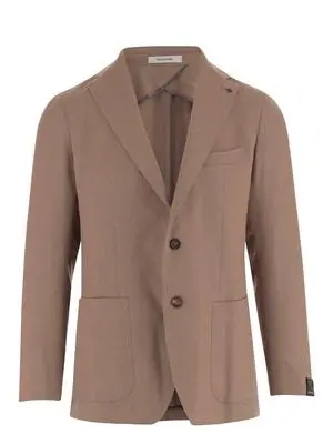 Tagliatore Fabric Jacket - Camel