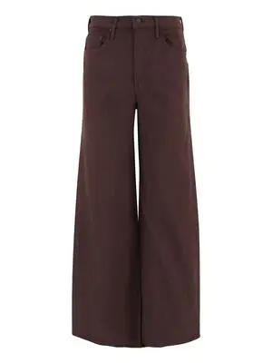MOTHER Wide Leg Stretch Cotton Jeans